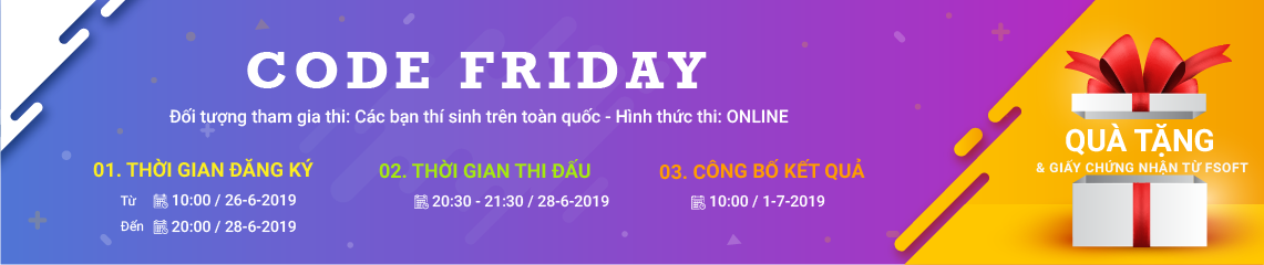 CODE FRIDAY 28th June