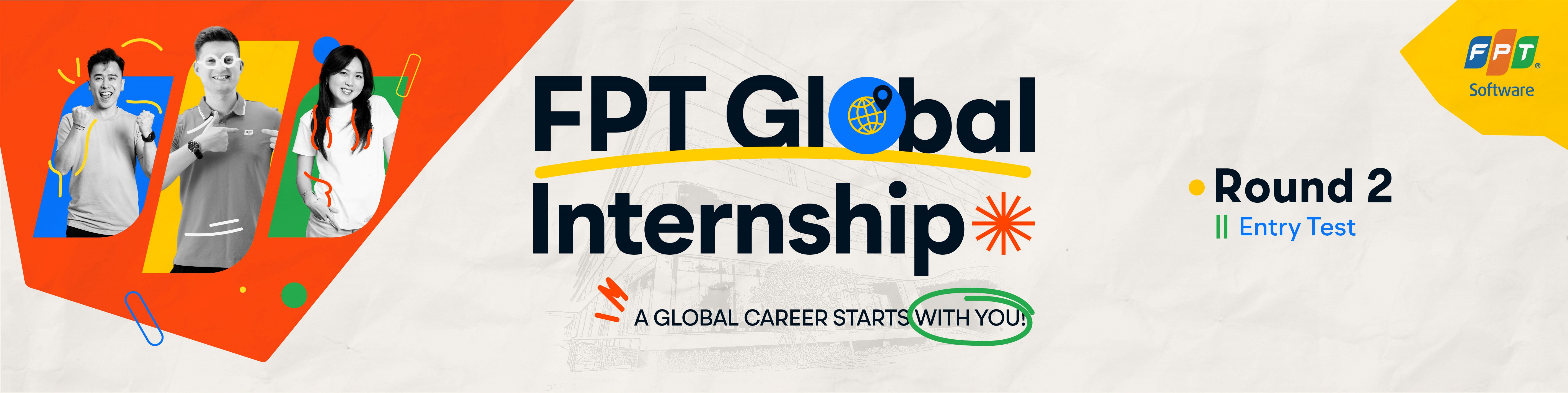 FPT SOFTWARE ACADEMY HANOI – Global Internship Entry Test