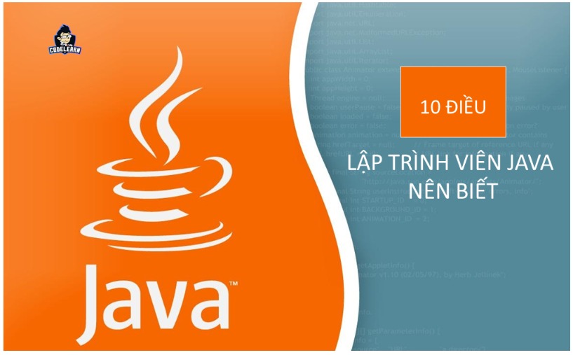10 Điều Mà Lập Trình Viên Java Nên Biết
